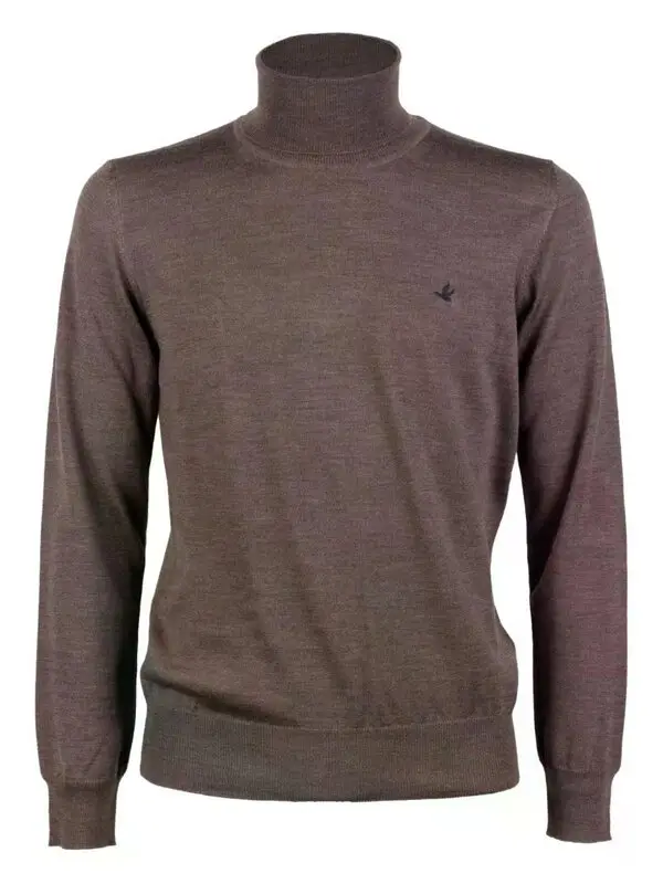 BROOKSFIELD Roll-neck Logo Sweater