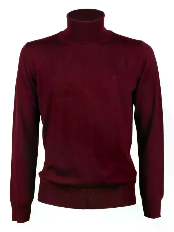 BROOKSFIELD Roll-neck Logo Sweater