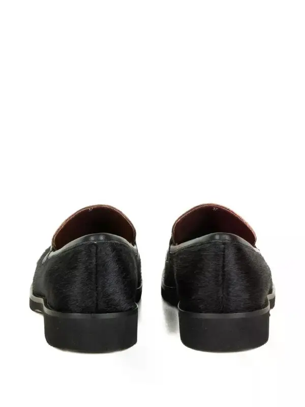 VIOLA RICCI Pony-hair Loafers With Gold-tone Hardware