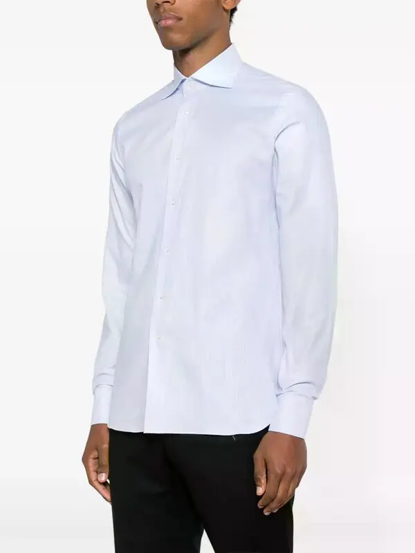 BORRIELLO NAPOLI Striped Cotton Shirt