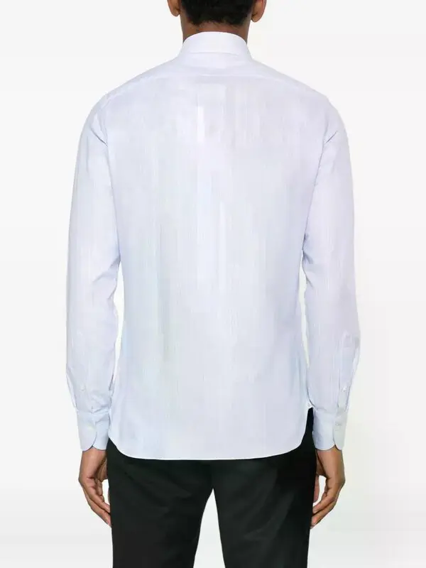 BORRIELLO NAPOLI Striped Cotton Shirt