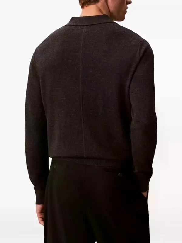 Calvin Klein Long Sleeve Polo Sweater