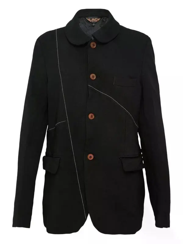 Comme Des Garçons Gabardine Trimmed Jacket