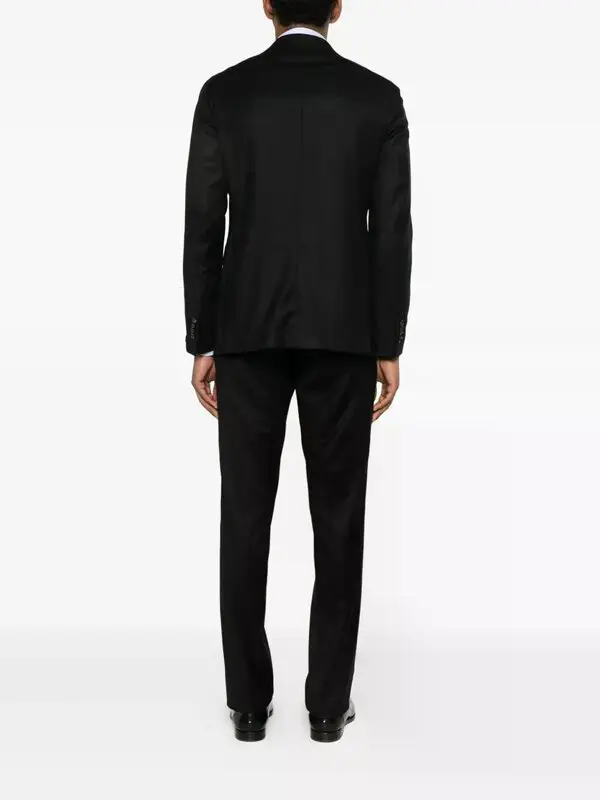 Tagliatore Notched-lapel Suit - Black