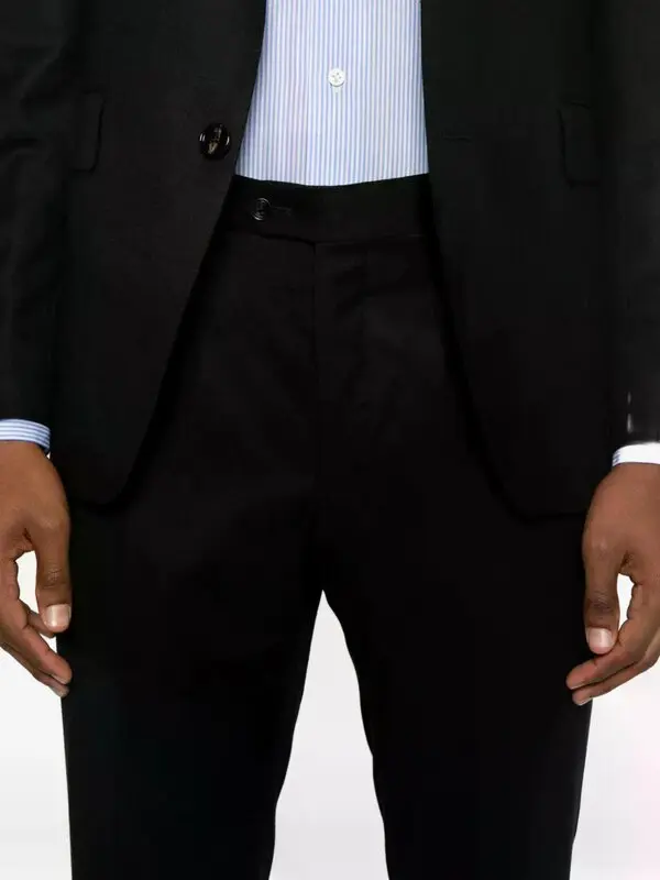 Tagliatore Notched-lapel Suit - Black
