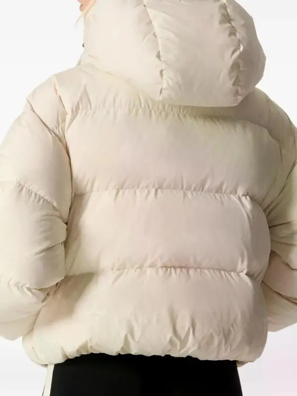 Perfect Moment Cream Cropped Puffer Jacket - Neutrals