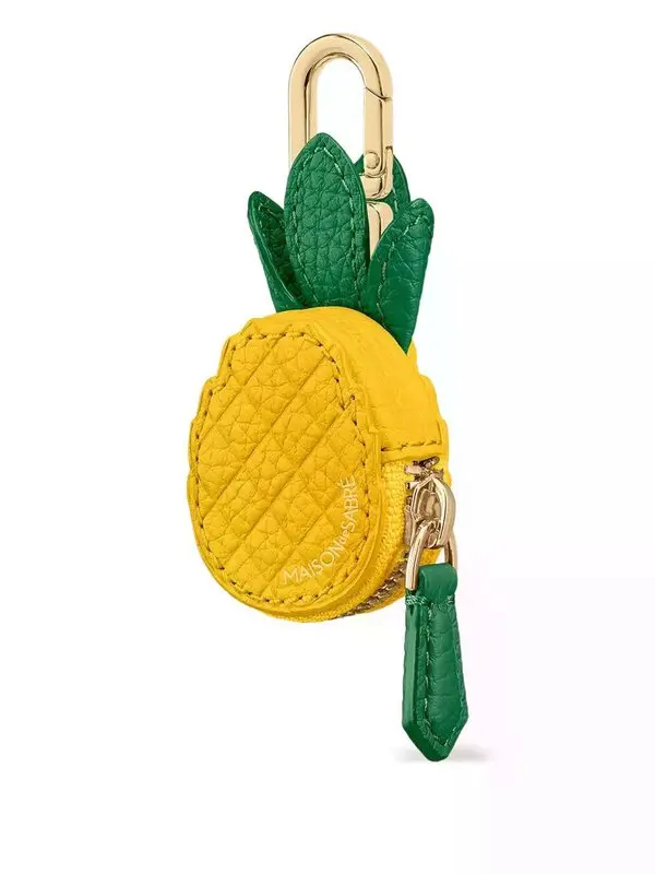 MAISON DE SABRE Pineapple Zip Charm