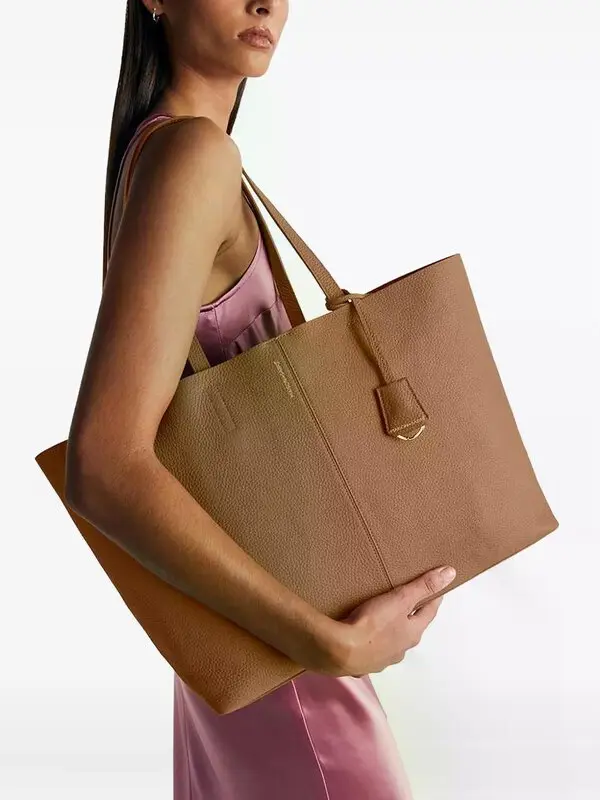 MAISON DE SABRE Leather Tote Bag - Neutrals