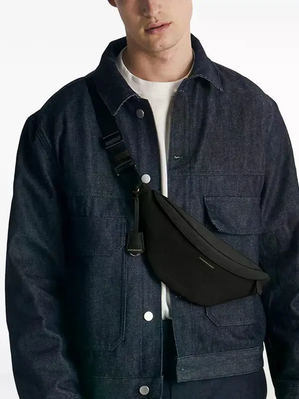 MAISON DE SABRE Leather Belt Bag - Black