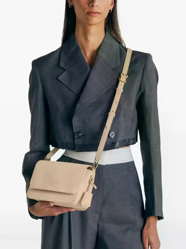 MAISON DE SABRE Leather Shoulder Bag With Gold-tone Hardware