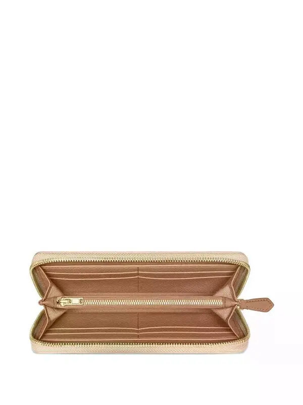MAISON DE SABRE Zip-fastening Leather Long Wallet - Neutrals