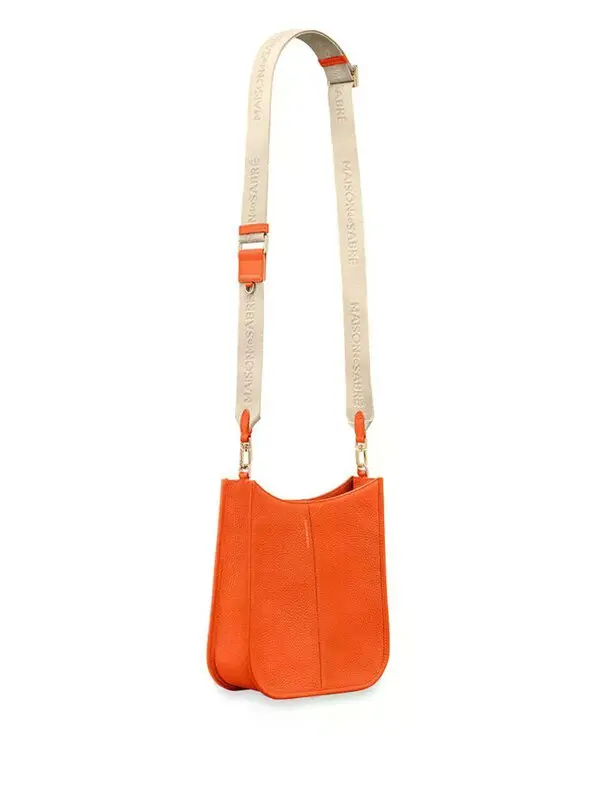 MAISON DE SABRE Leather Saddle Bag - Orange