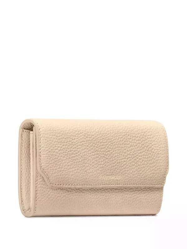 MAISON DE SABRE Flap Leather Long Wallet