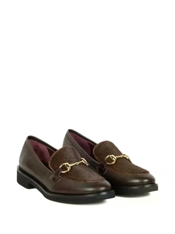 VIOLA RICCI Pony-hair Slip-on Loafers