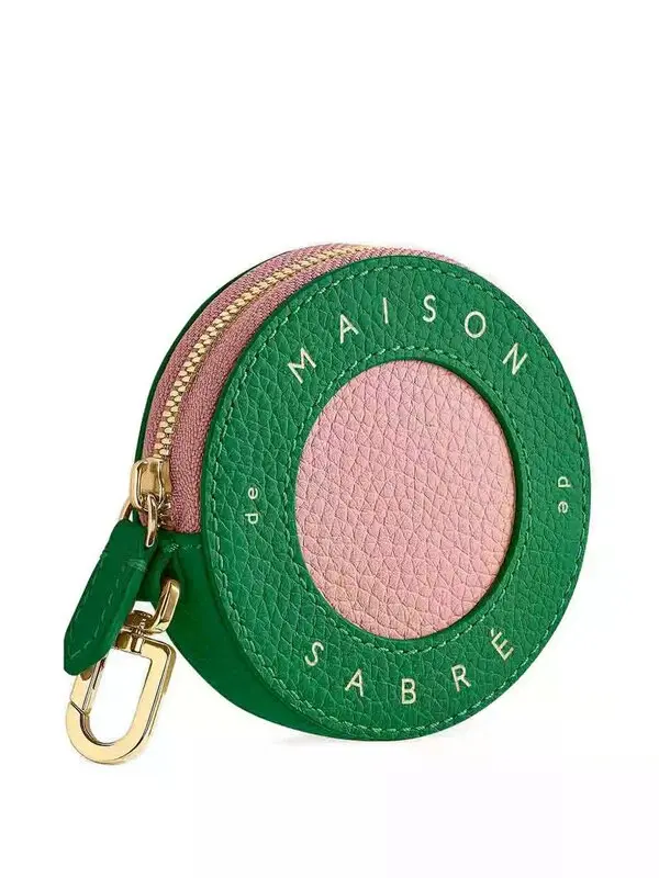 MAISON DE SABRE Leather Coin Purse - Green