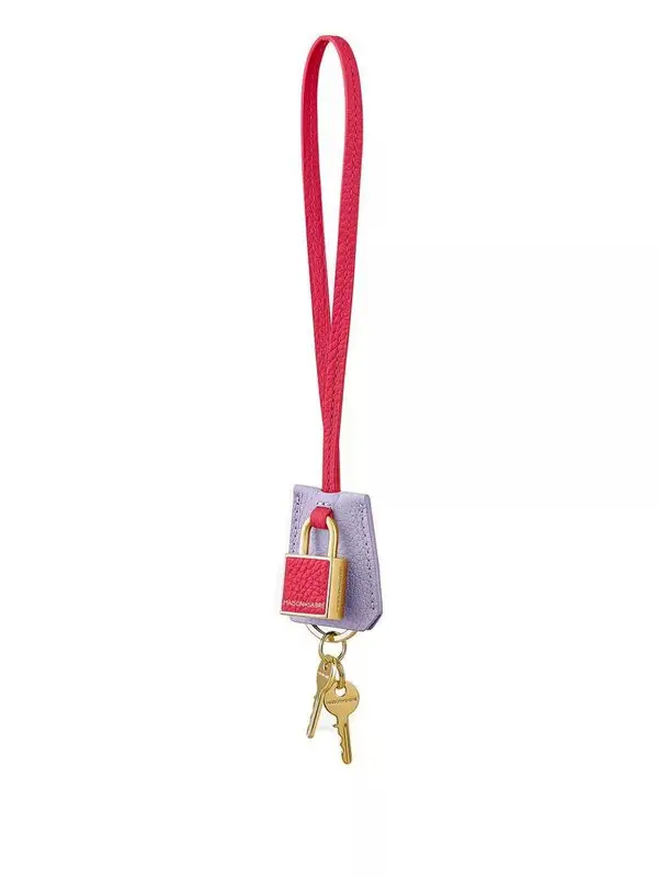 MAISON DE SABRE Padlock Leather Charm