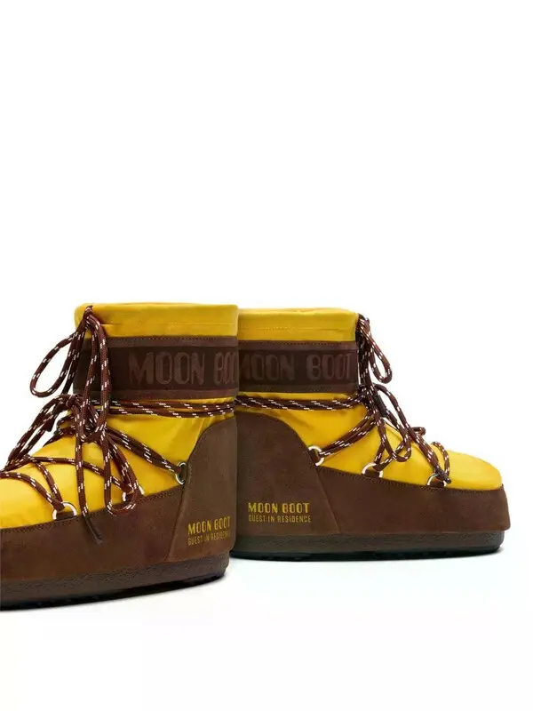 Moon Boot Icon Low Lace-up Suede And Nylon Boots