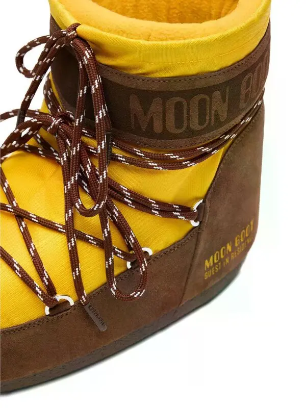 Moon Boot Icon Low Lace-up Suede And Nylon Boots