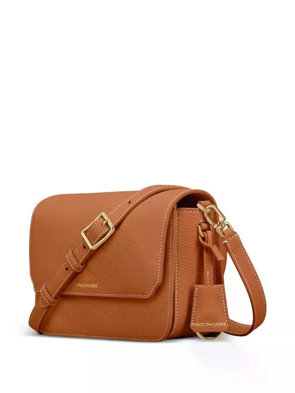 MAISON DE SABRE Leather Shoulder Bag - Brown
