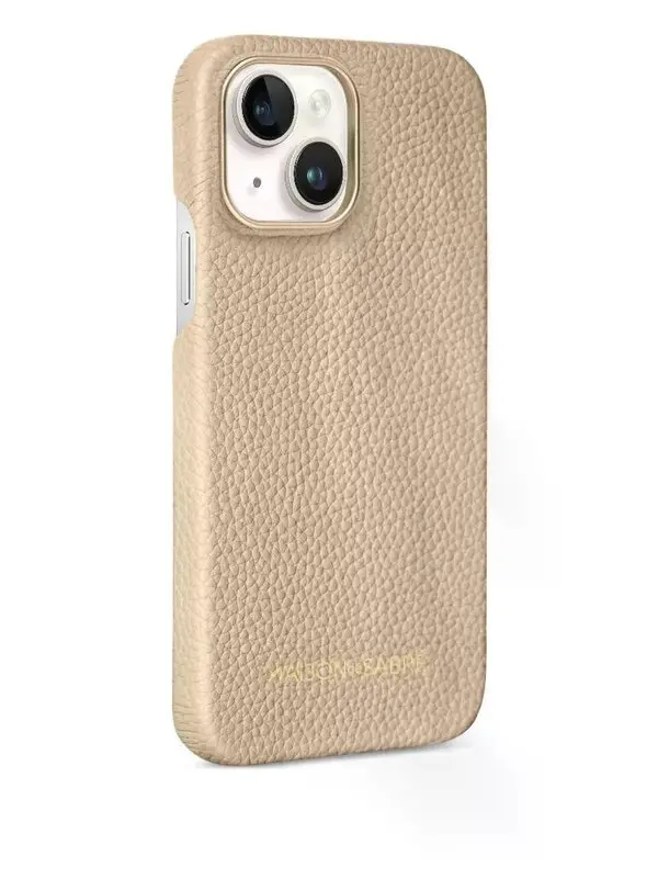 MAISON DE SABRE Leather Phone Case - Neutrals