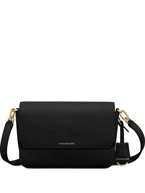 MAISON DE SABRE Leather Shoulder Bag - Black