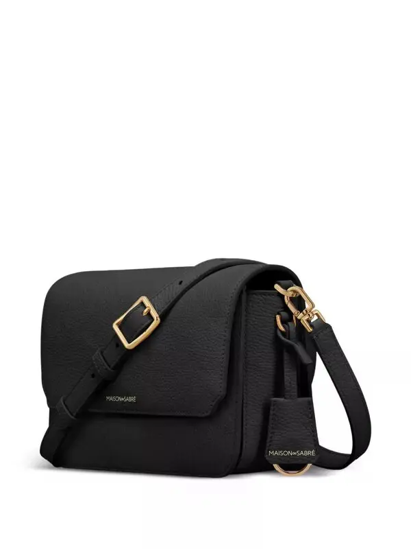 MAISON DE SABRE Leather Shoulder Bag - Black