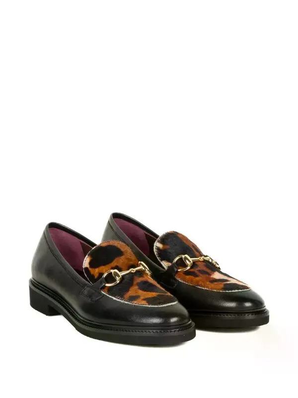 VIOLA RICCI Animal-print Loafers