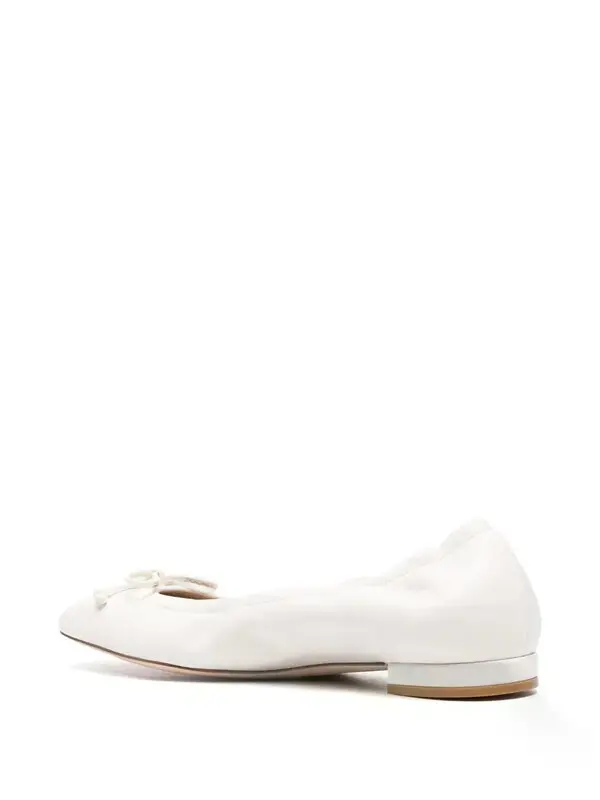 STUART WEITZMAN Bria Leather Ballerinas