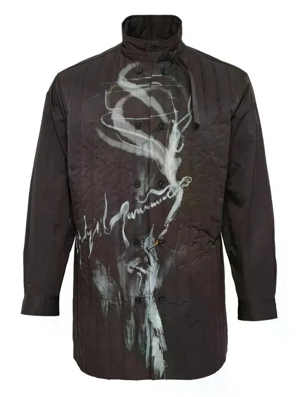 Yohji Yamamoto Printed Padded Jacket