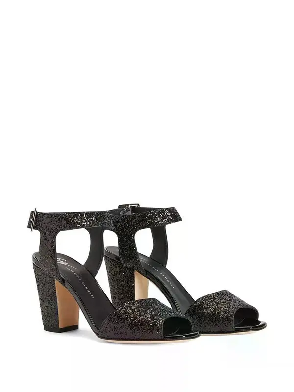 GIUSEPPE ZANOTTI Emmanuelle 80mm Glitter Sandals