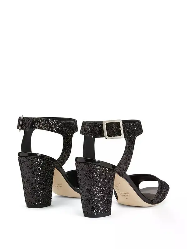GIUSEPPE ZANOTTI Emmanuelle 80mm Glitter Sandals