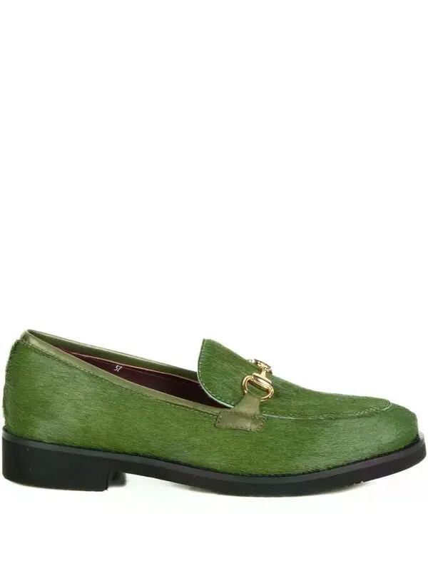 VIOLA RICCI Hair-texture Flat Loafers