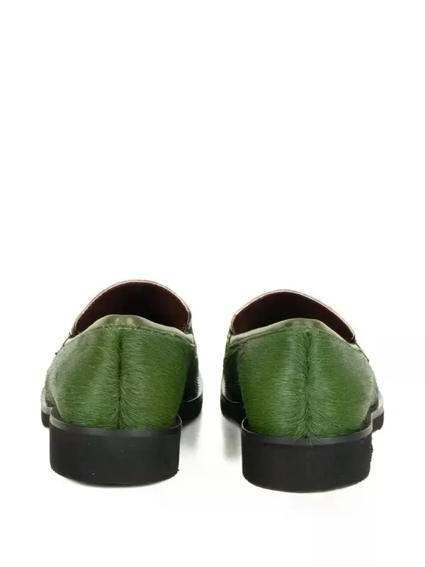 VIOLA RICCI Hair-texture Flat Loafers