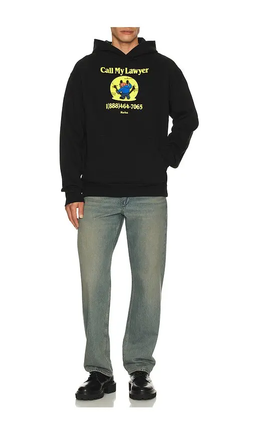 MARKET Smiley Call My Lawyer Bear Hoodie