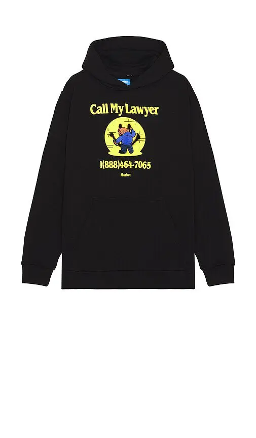 MARKET Smiley Call My Lawyer Bear Hoodie