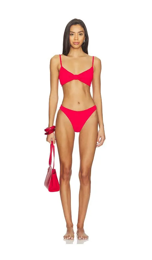 Hunza G Alicia Bikini Set - Red