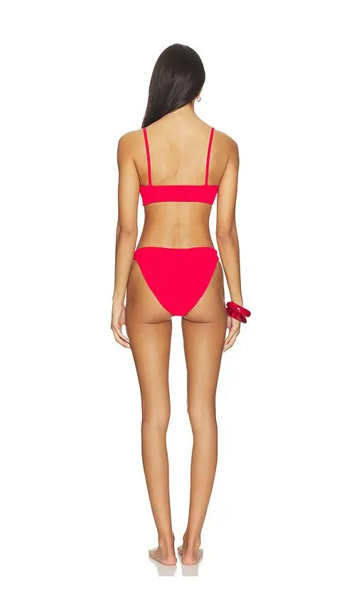 Hunza G Alicia Bikini Set - Red