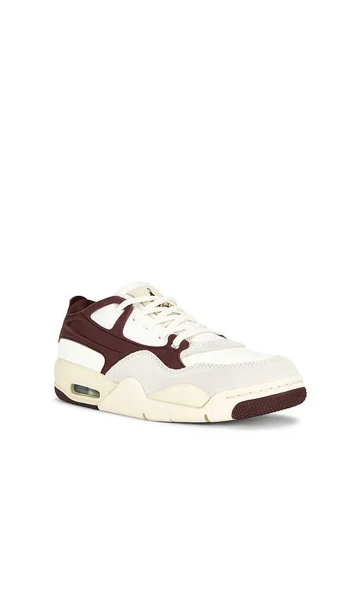 JORDAN 4 Rm Sneaker - Sail  Coconut Milk & Dark Team Red