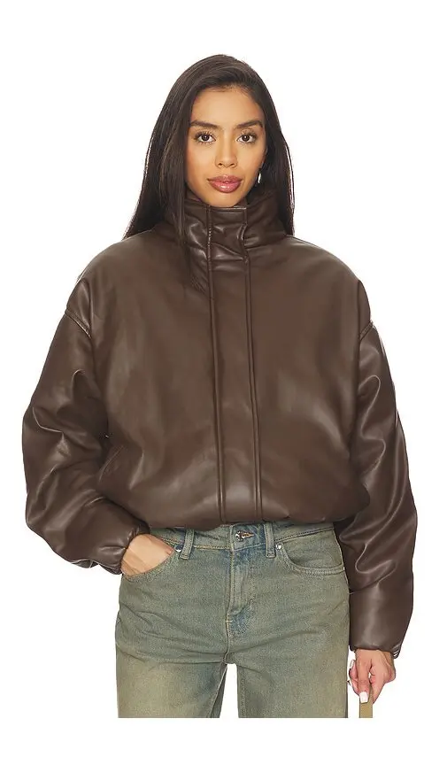 NAKEDVICE The Rohan Bomber Jacket - Espresso
