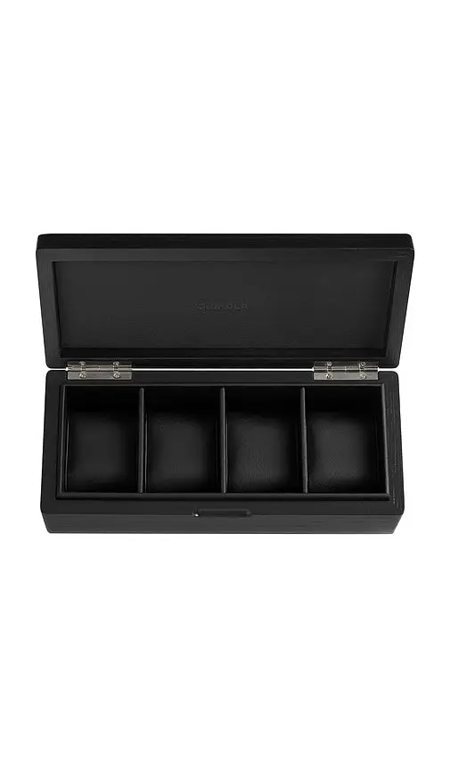 Shinola Watch Collector's Box - Black Oak & Black