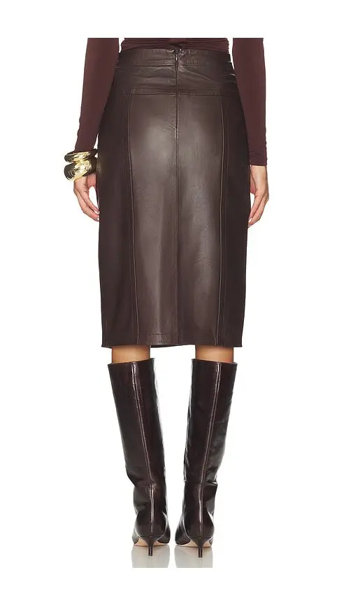 Herve Leger The Estella Skirt - Walnut