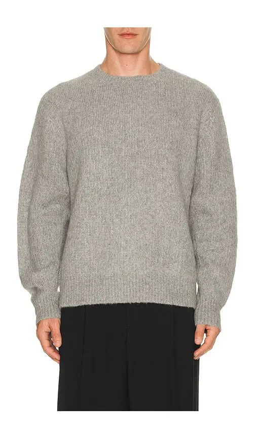 SUNFLOWER Yak Blend Sweater - Grey Melange