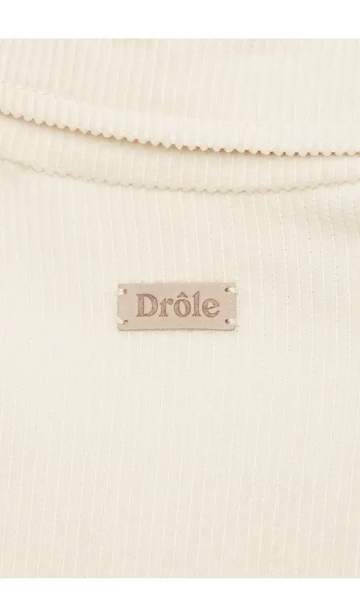 DRÃ´LE DE MONSIEUR La Surchemise Corduroy In White