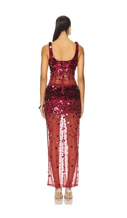 LOVERS AND FRIENDS Sequin Embellished Maxi Dress