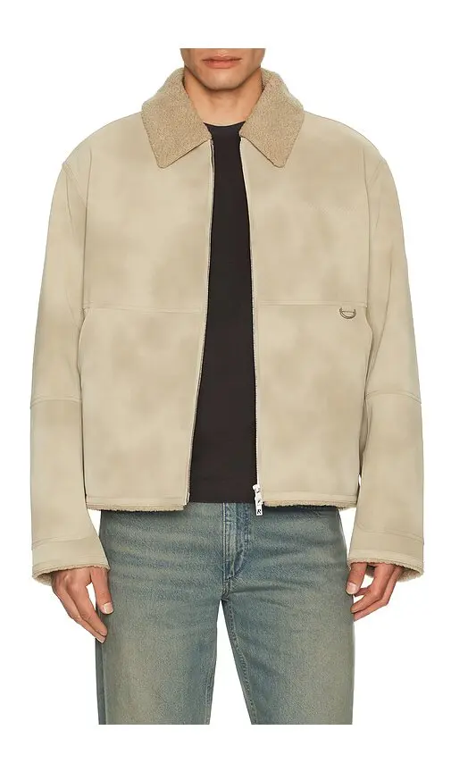 REPRESENT Shearling Jacket - Cafe