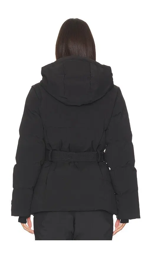HALFDAYS Hedy Jacket With Belt And Hood - Black
