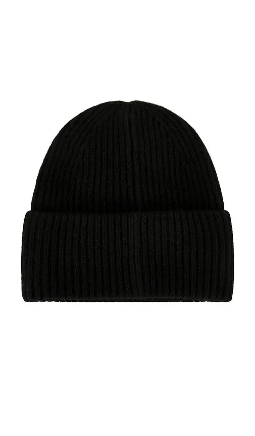HALFDAYS Merino Wool Beanie - Black