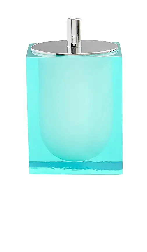 Jonathan Adler Hollywood Canister In Teal - Celadon