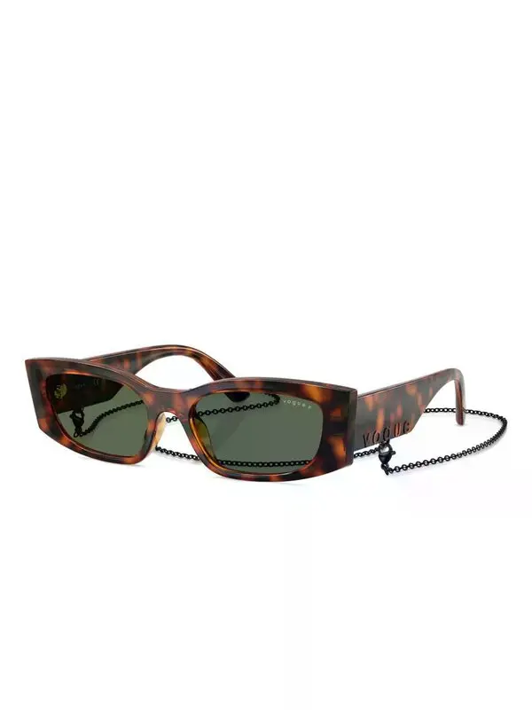 VOGUE EYEWEAR Chain-detail Rectangle Sunglasses