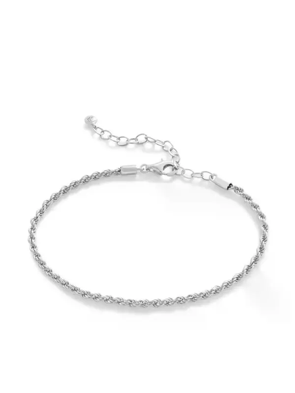 Monica Vinader Rope-chain Bracelet - Silver